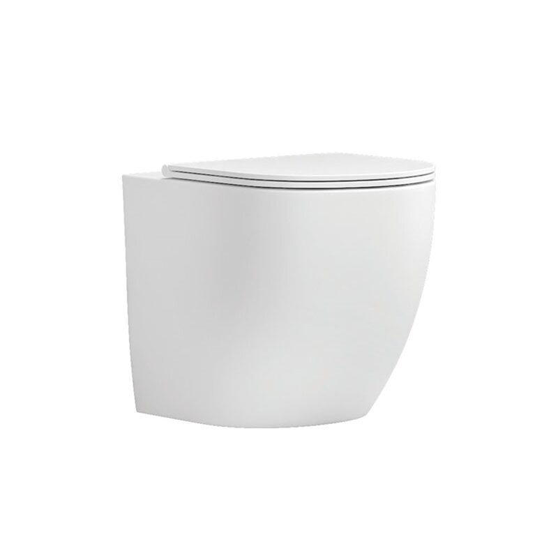 Vas WC STATIV KARAG, MILOS LT-2141D-RMW ALB LUCIOS, CU CAPAC SOFT CLOSE ...