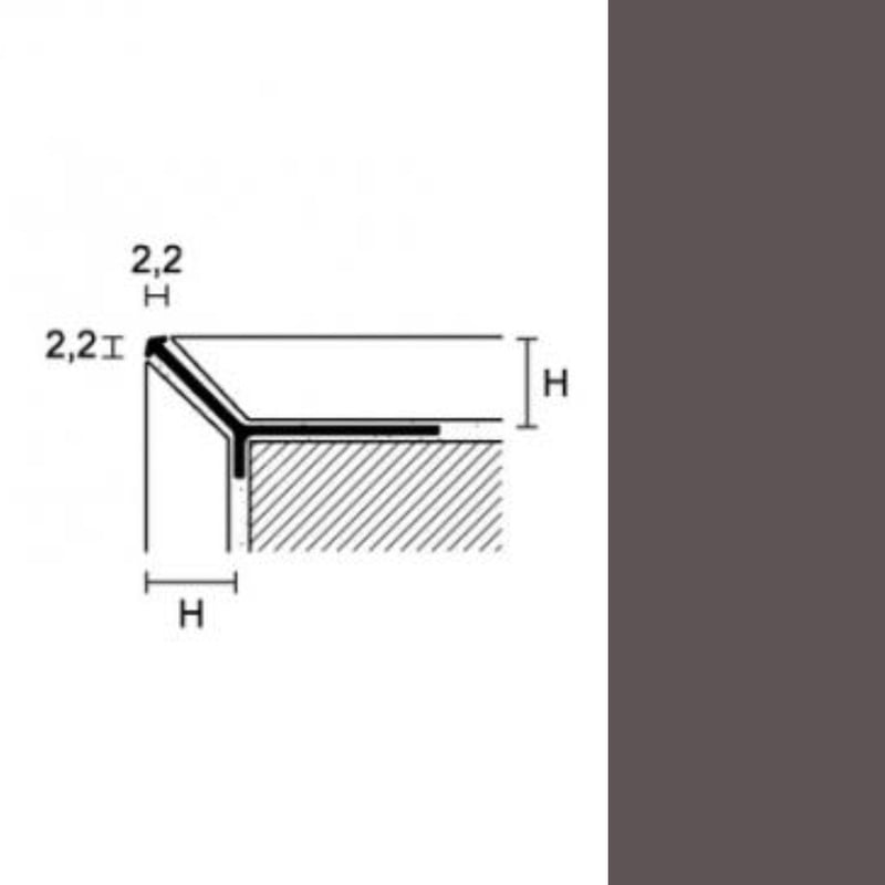 Profil decorativ PROFILPAS, 95184 IPV/11 COLOUR-COATED ALUMINIUM ...